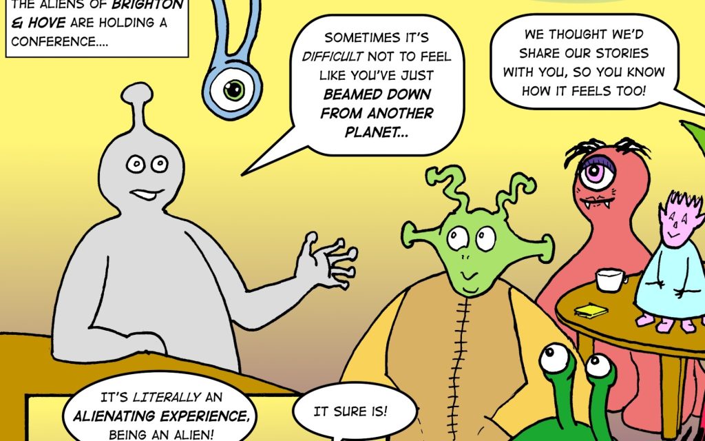 Alien Story - Co-produced Comic - Brighton & Hove Common Ambition